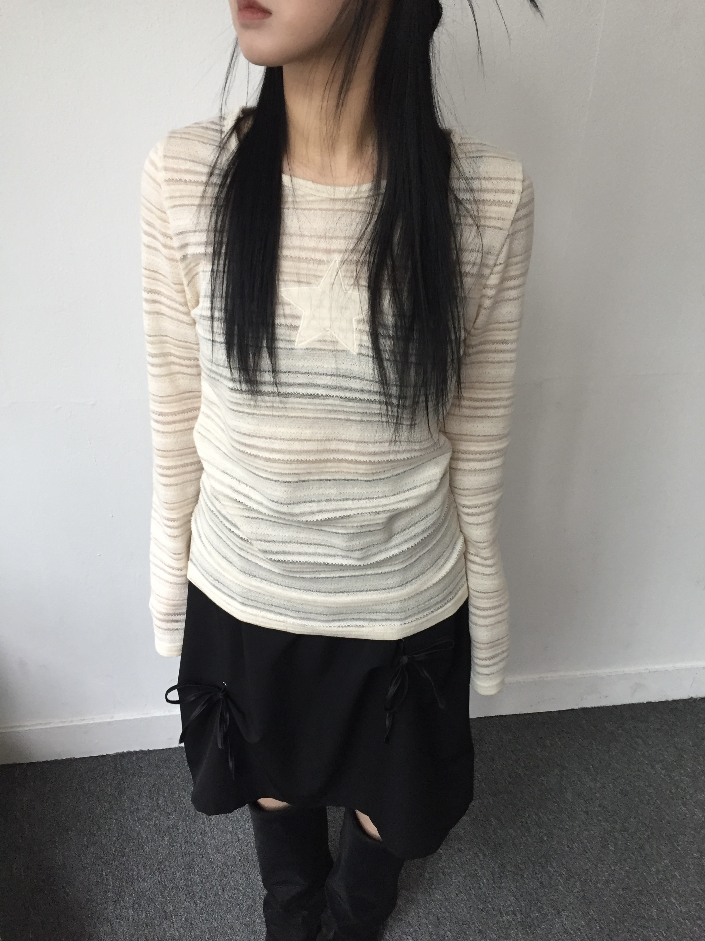 star stripe top (2c) - 우온
