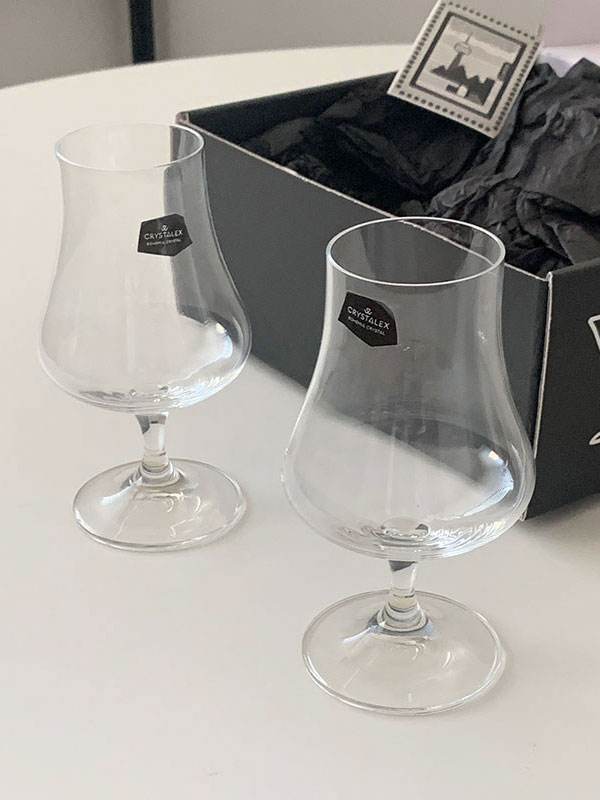 [노징 글라스] 크리스탈 위스키잔 250ml 2p 세트 - 시논샵