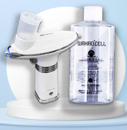 와카오셀 나노스프레이건 천연 진주 오로라 스킨 500ml 리필용기 SET | WAKAO CELL