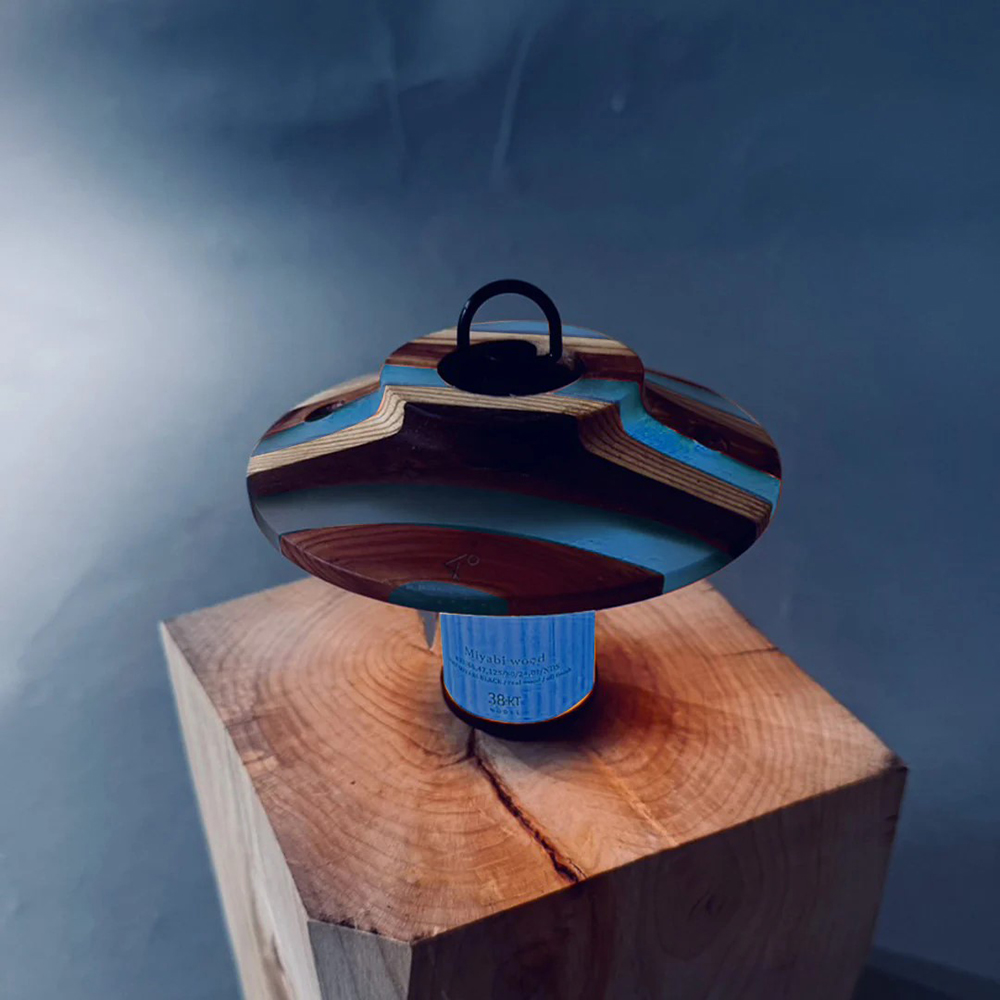 Kn Stripe Shade INDIGO(38-KT) - HELLOS Factory