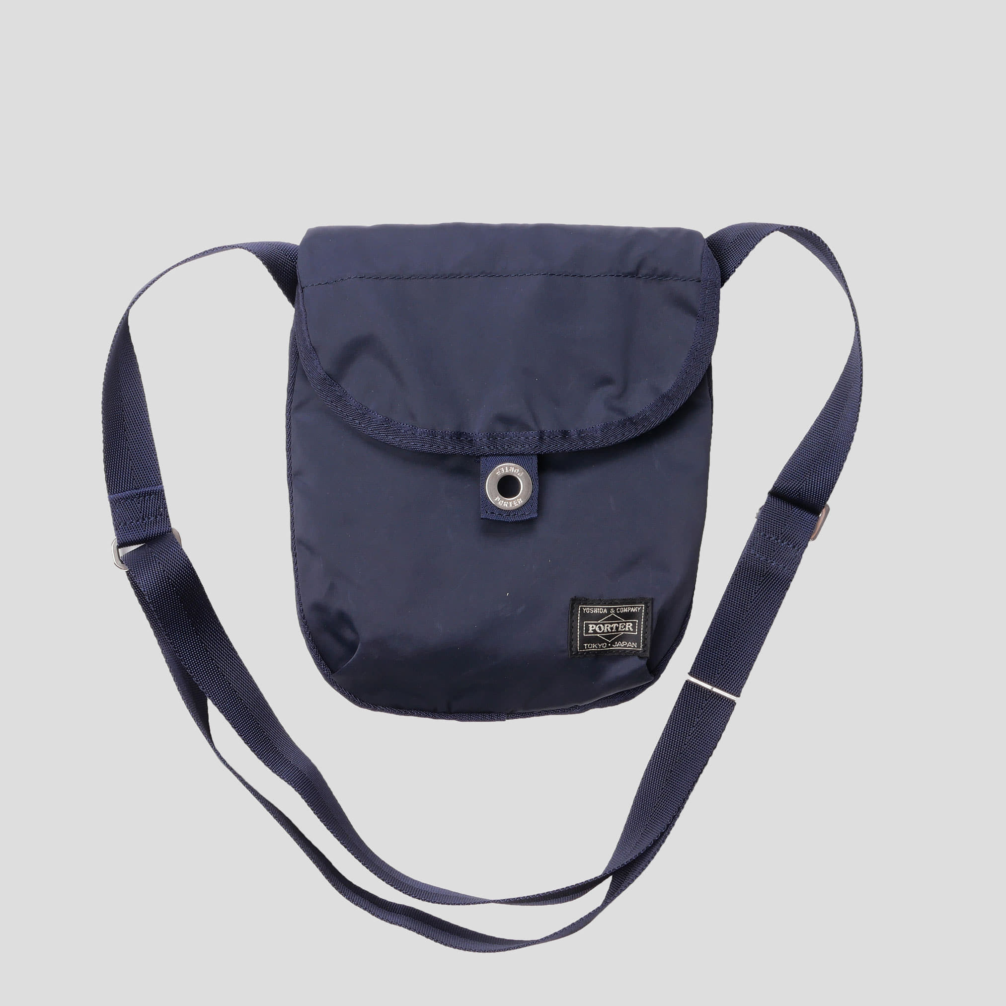 PORTER FRAME SHOULDER BAG NAVY