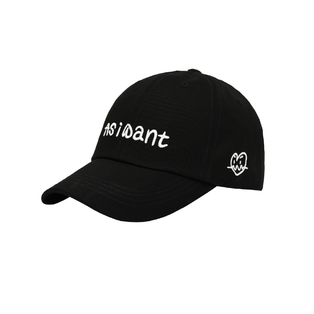 AIW LOGO BALL CAP BLACK - 에즈아이원