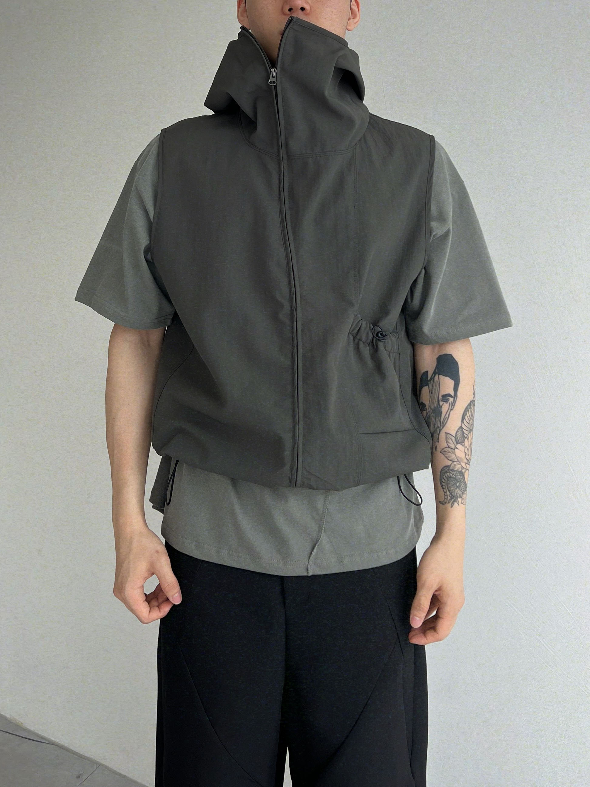 Wave Zipper Vest(3colors) - EGONLEO