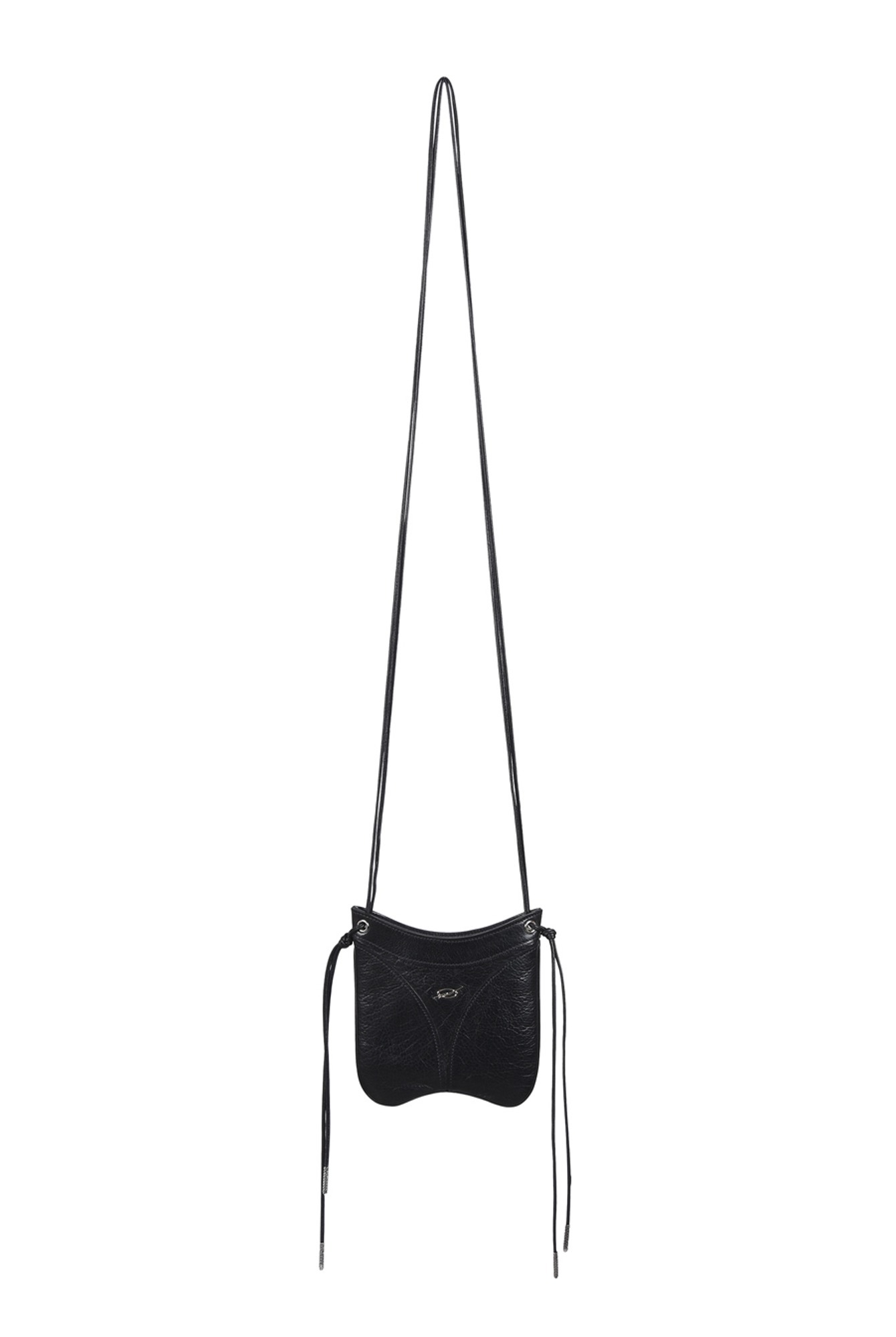Thong Leather Mini Bag - Black | 51percent