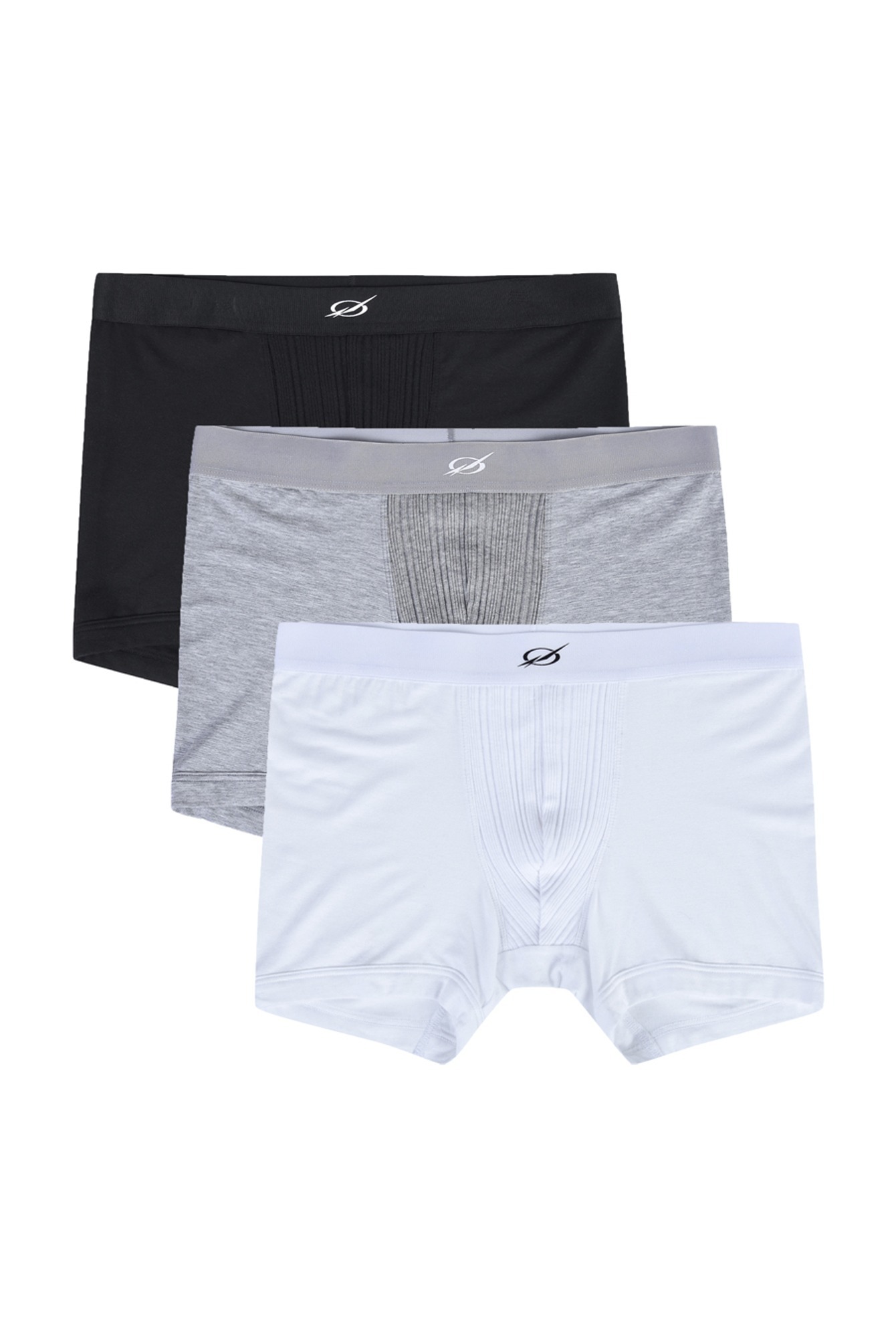 Irregular Logo Boxer 3PACK - (BK/WH/GR) | 51percent