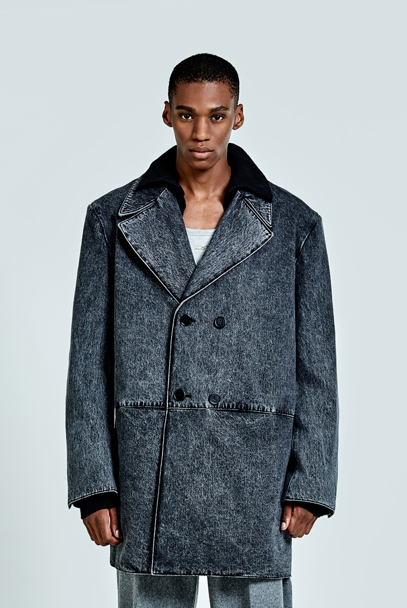 Denim trench - Black | 51percent