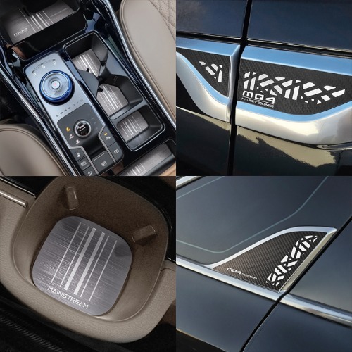 기아 쏘렌토 MQ4 (20~23) 튜닝 3D 메탈 플레이트 몰딩 모음 - AUTO-LAB