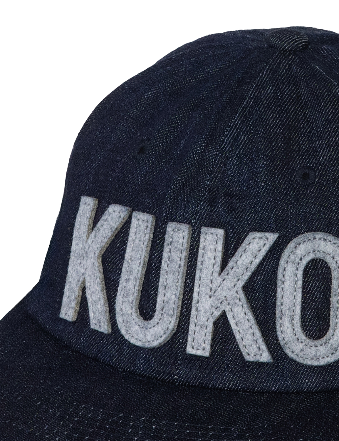 [KUKO] KUKO Logo 6Panel Cap_Denim Grey - KUKO | 리켓