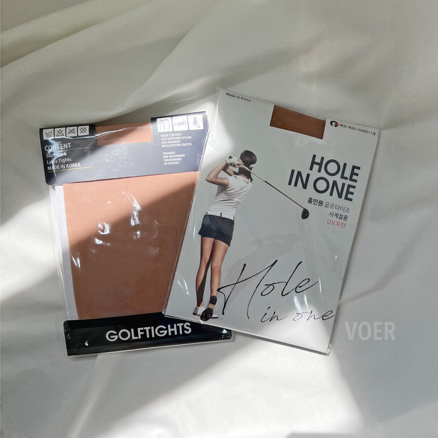 [기모/일반] 골프 압박스타킹 UV차단 골프타이즈 70D 보에르 - voer