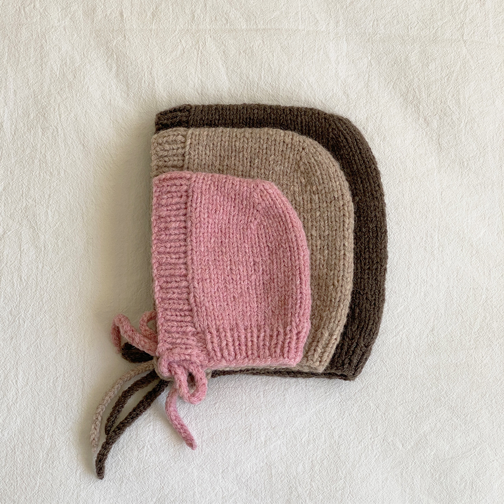 [도안] 대바늘 보넷 바라클라바 (3size) - 둥둥뜨개