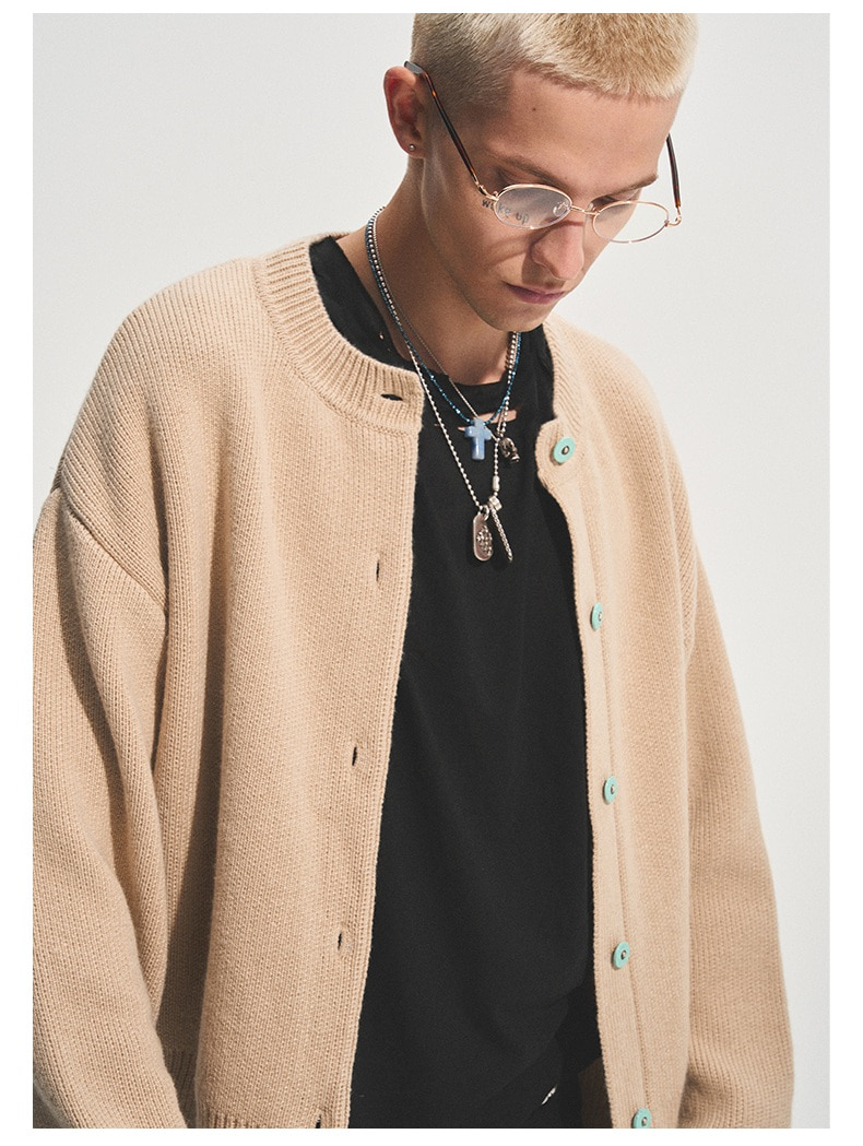 Bastard TURQUOISE BUTTON CARDIGAN | Kirr