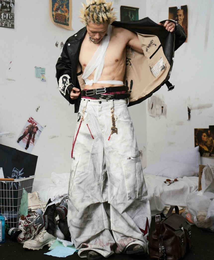 EMOBROTHER structured punk overalls - Kirr