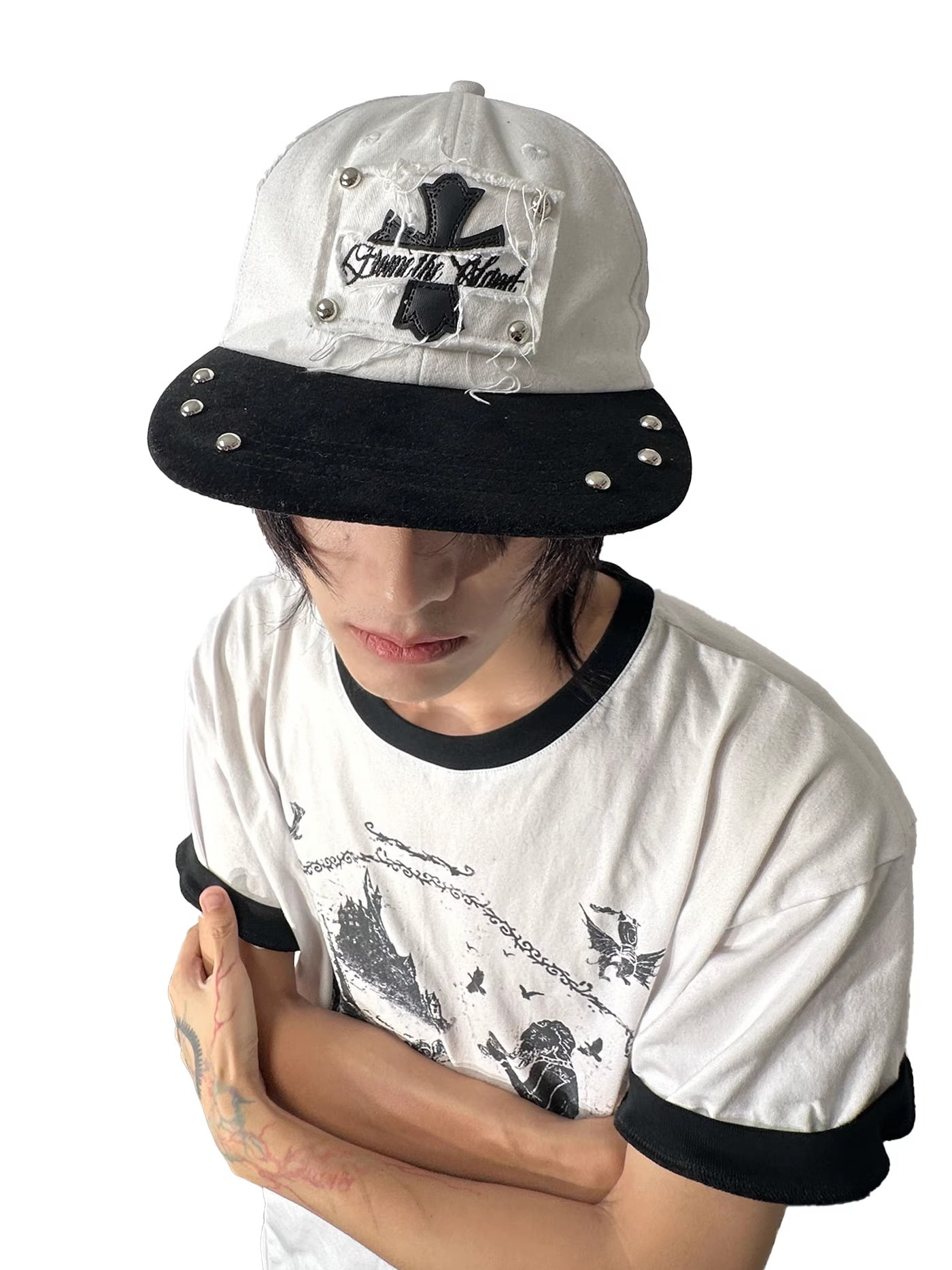 Kirr | FromTheisland straight brim hat