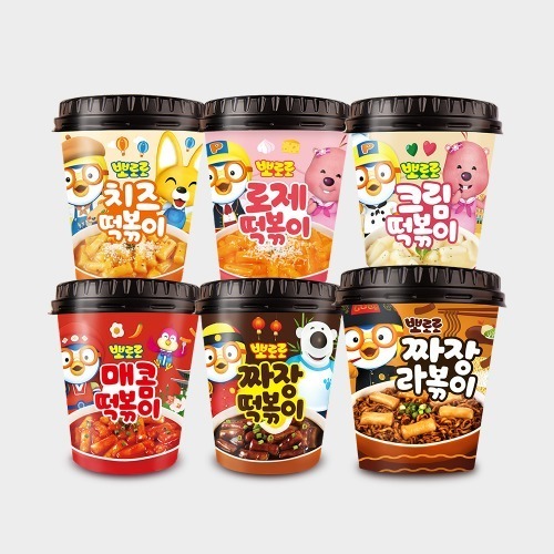뽀로로 떡볶이 6종 골라담기 - 어니스트에프앤비