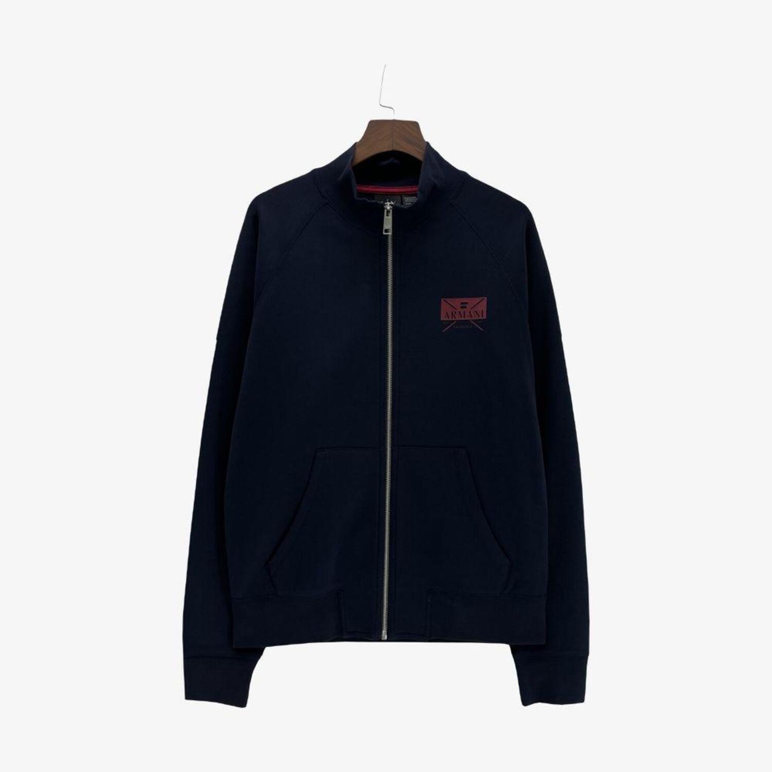 (90/S) 아르마니 익스체인지 집업 네이비 MHA0395 - 멜스 (MELLS)