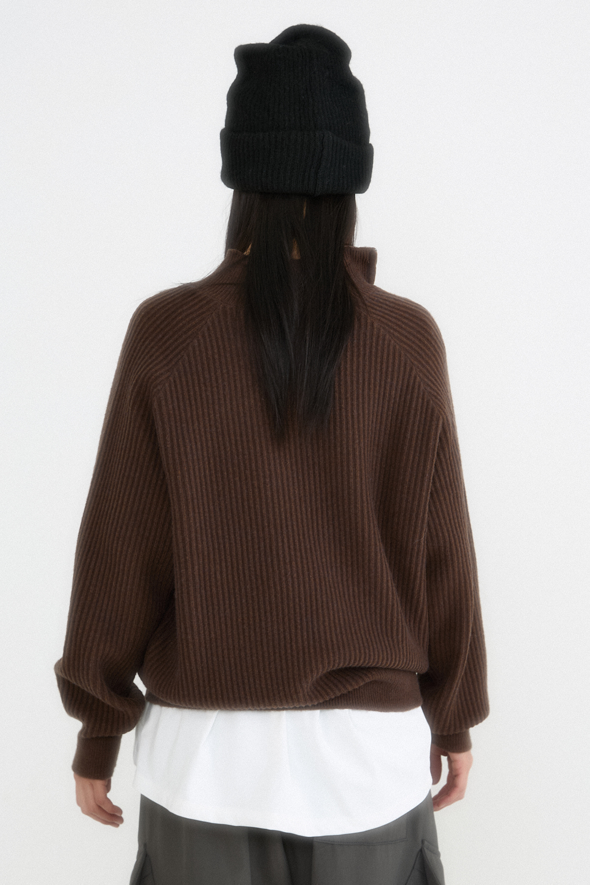 베르크 서울 | SLOPE ZIPPER RAGLAN KNIT
