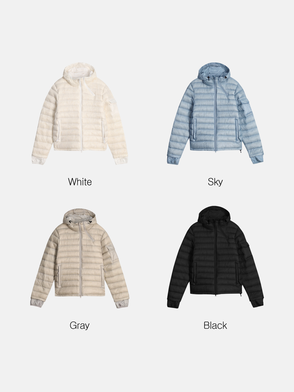 [Premium][Taeisu Pick!] pine pocket duckdown light padding ( 4-colors ) | 태이수