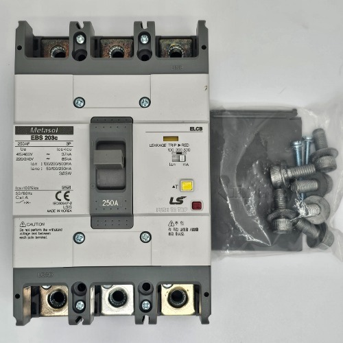 LS산전 누전차단기 EBS 203c 100/200/500mA 100A 125A 150A 175A 200A 225A 250A - 한국전기자재총판