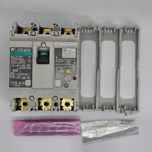 후지일렉트릭 UL 누전차단기 EW50RAGU 3P 100/200/500mA 20A 30A 40A 50A - 한국전기자재총판