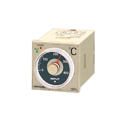 한영넉스 무지시 온도컨트롤러 ND4-PKMR07 K타입 릴레이출력 400도 - 한국전기자재총판