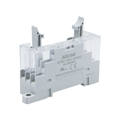 카콘 세이프티릴레이전용소켓 K7SC-10FL-24VDC 4P 릴레이요 LED 소켓 - 한국전기자재총판