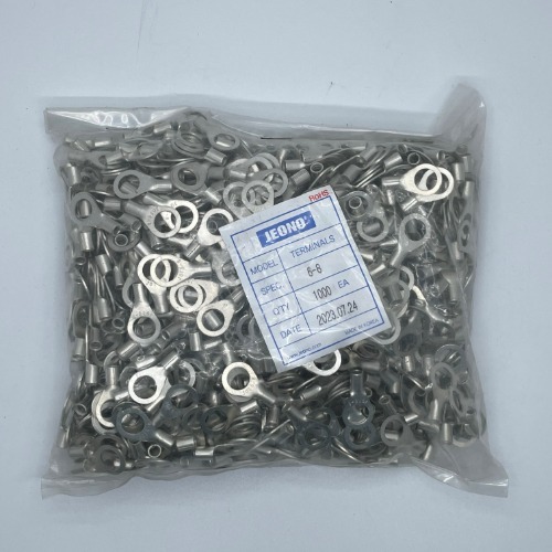 전오전기 O형 압착단자 JOT 6-8 1000EA - 한국전기자재총판