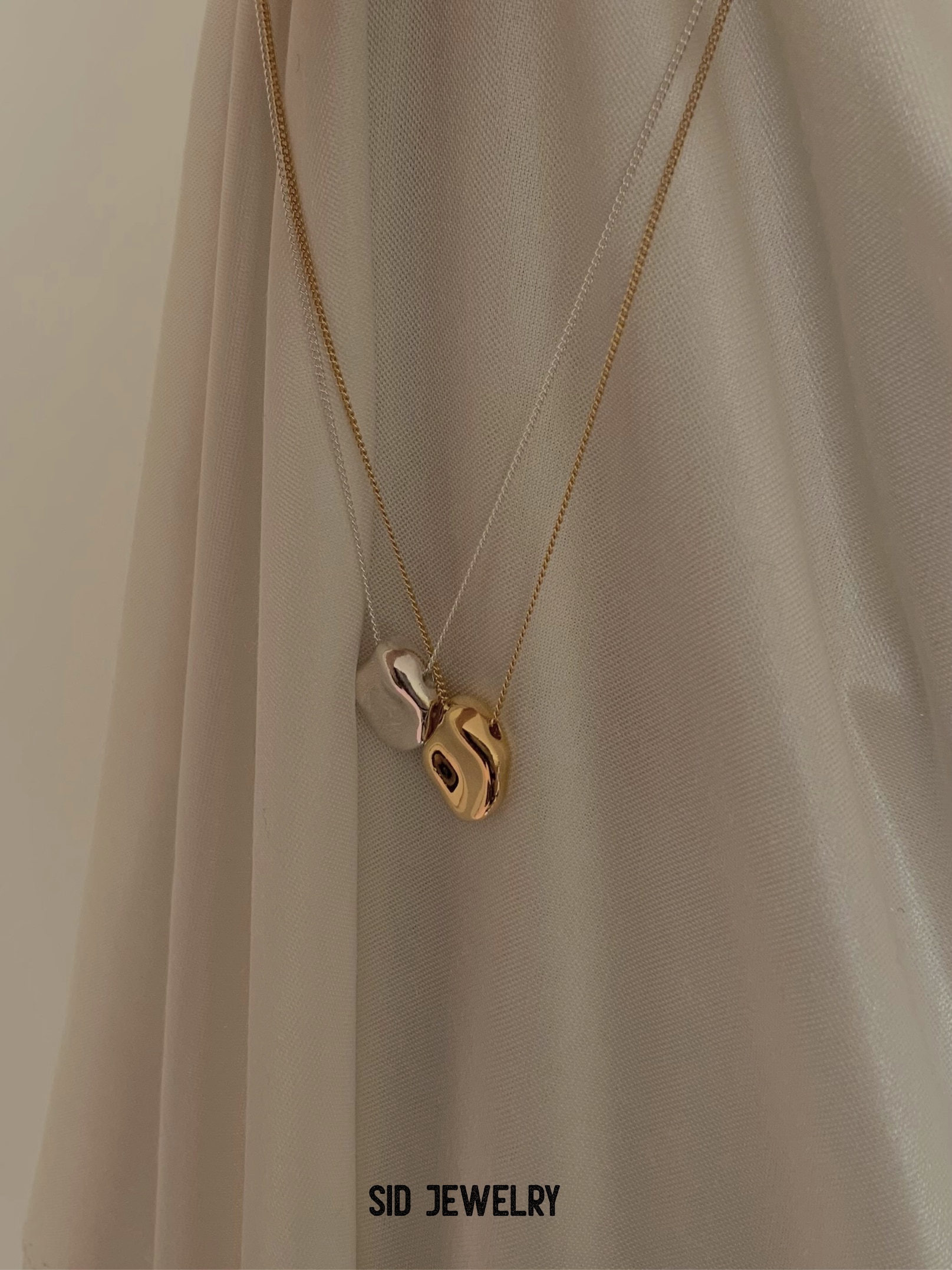 [SILVER925] Pebble necklace - Sid Jewelry