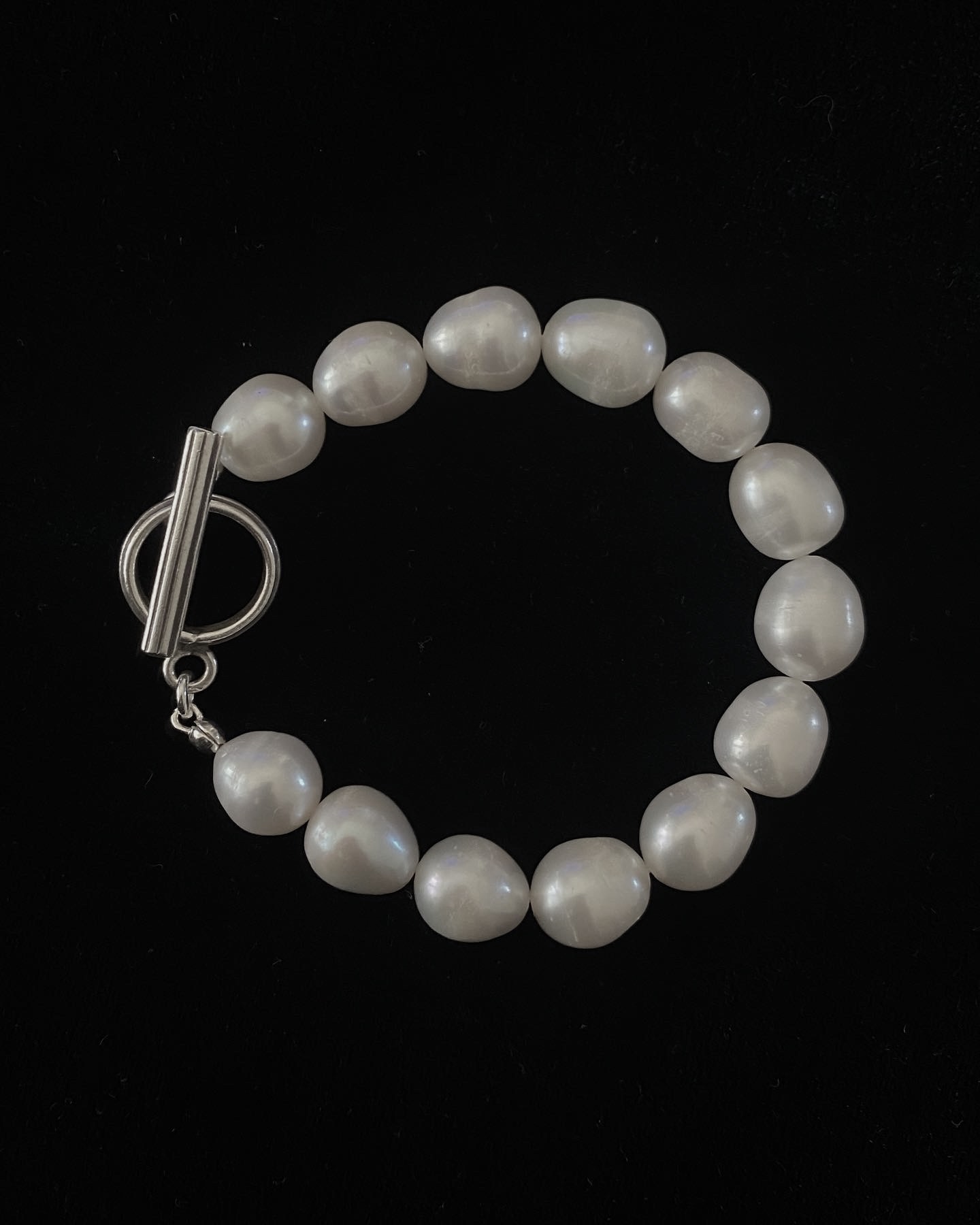 vintage togle pearl bracelet | Sid Jewelry