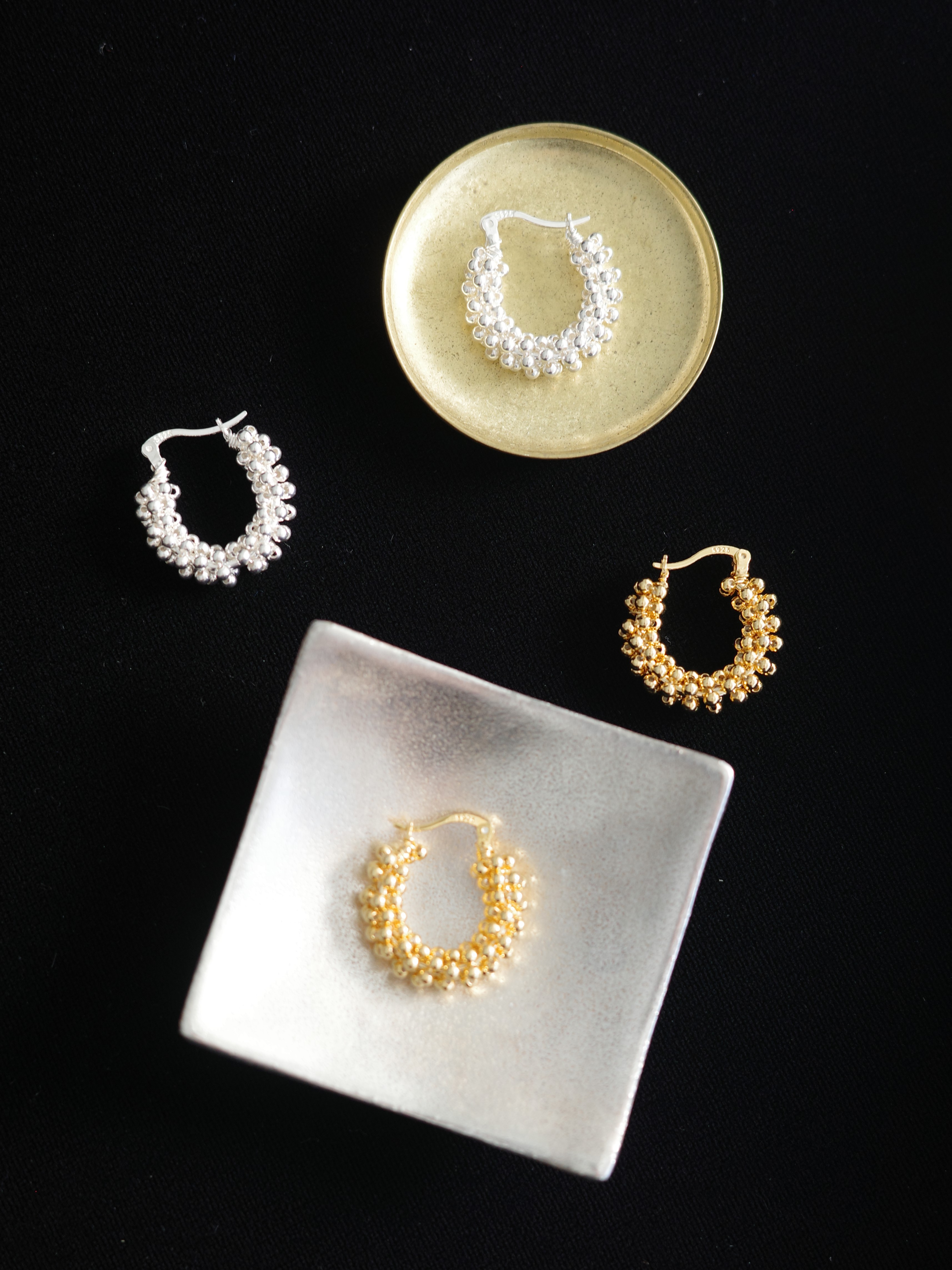 Orbe Hoop Earrings - Sid Jewelry