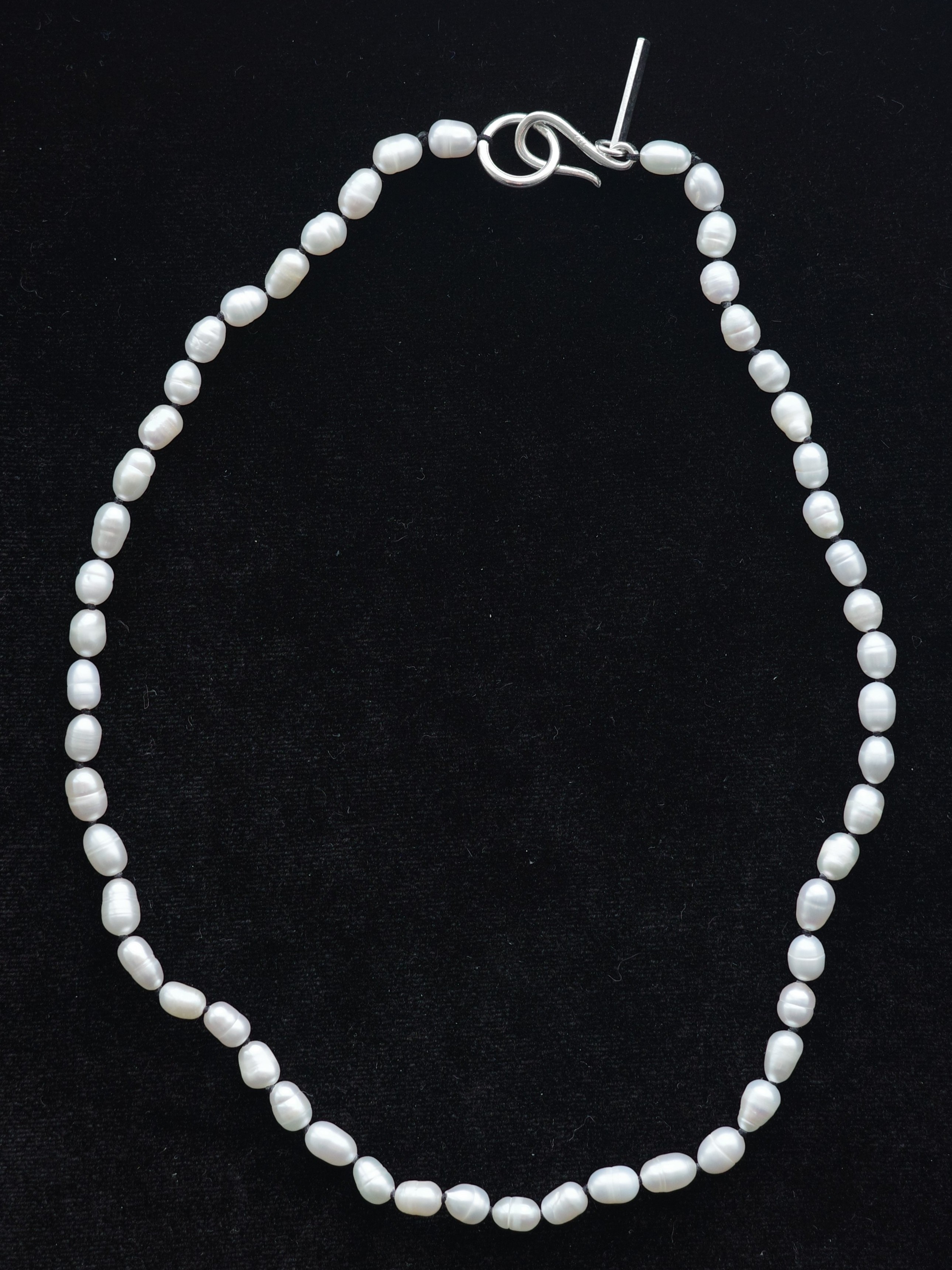 Tied Pearl Necklace - Sid Jewelry