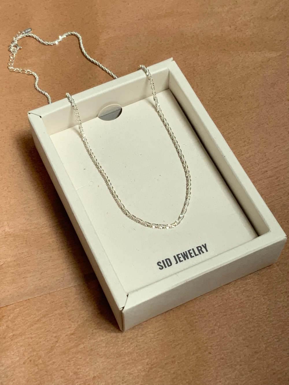 [SILVER925] Glitter Chain Necklace | Sid Jewelry