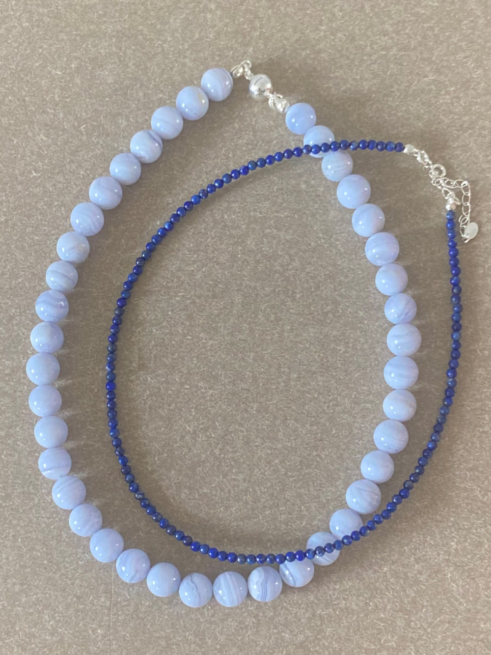 Lapis lazuli necklace / 라피스라줄리 네크리스 | Sid Jewelry