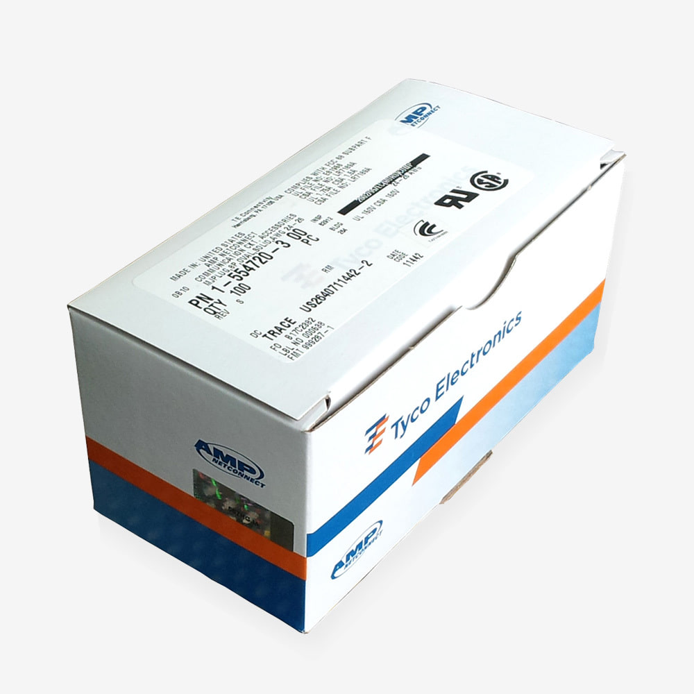 AMP 모듈러플러그 RJ-45 CAT5E 1BOX(100개)