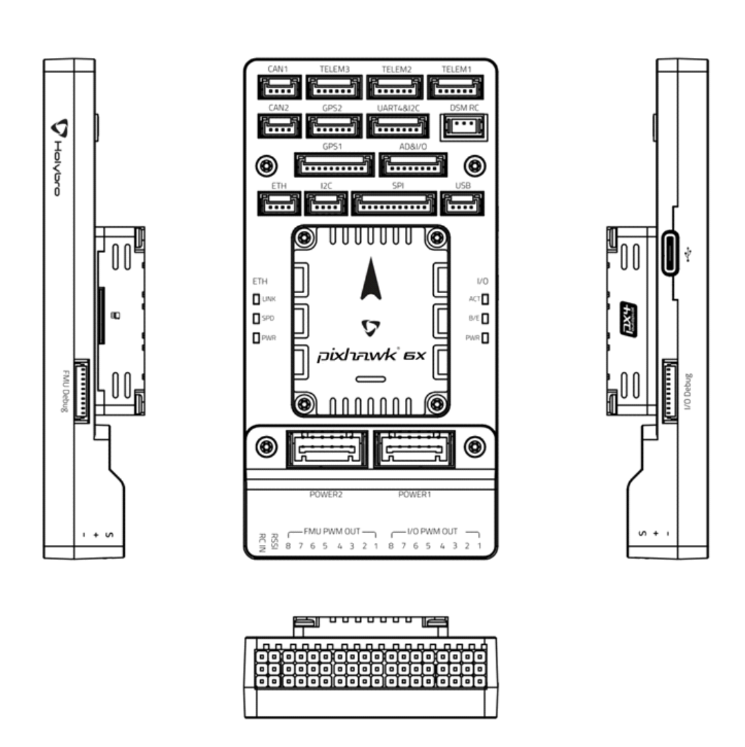 [Holybro] Pixhawk 6X Standard Set,픽스호크 코리아