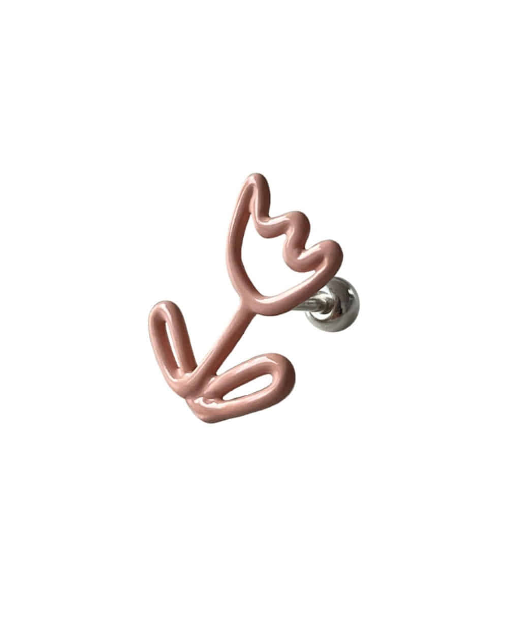 Pastel doodle piercing (Apricot) | it doesn't matter.