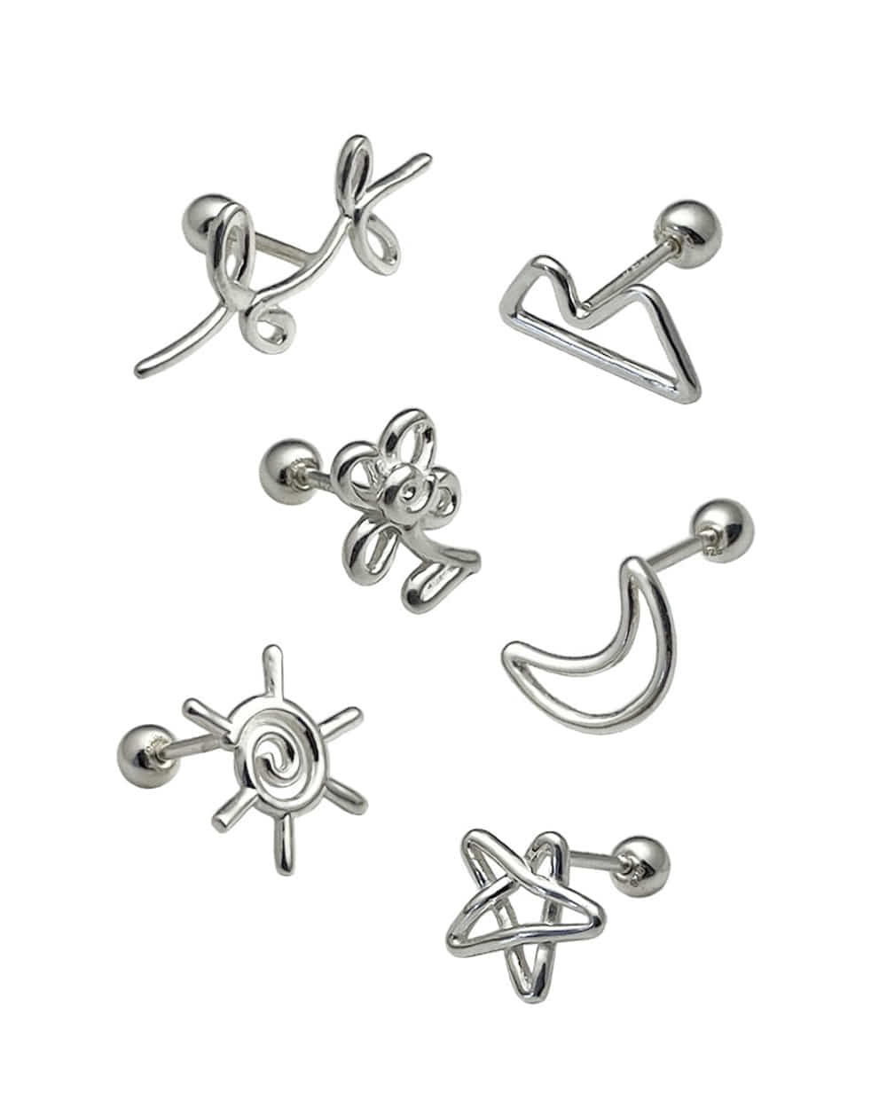 [Silver ver.] Fruit doodle piercing - 1 - it doesn't matter.