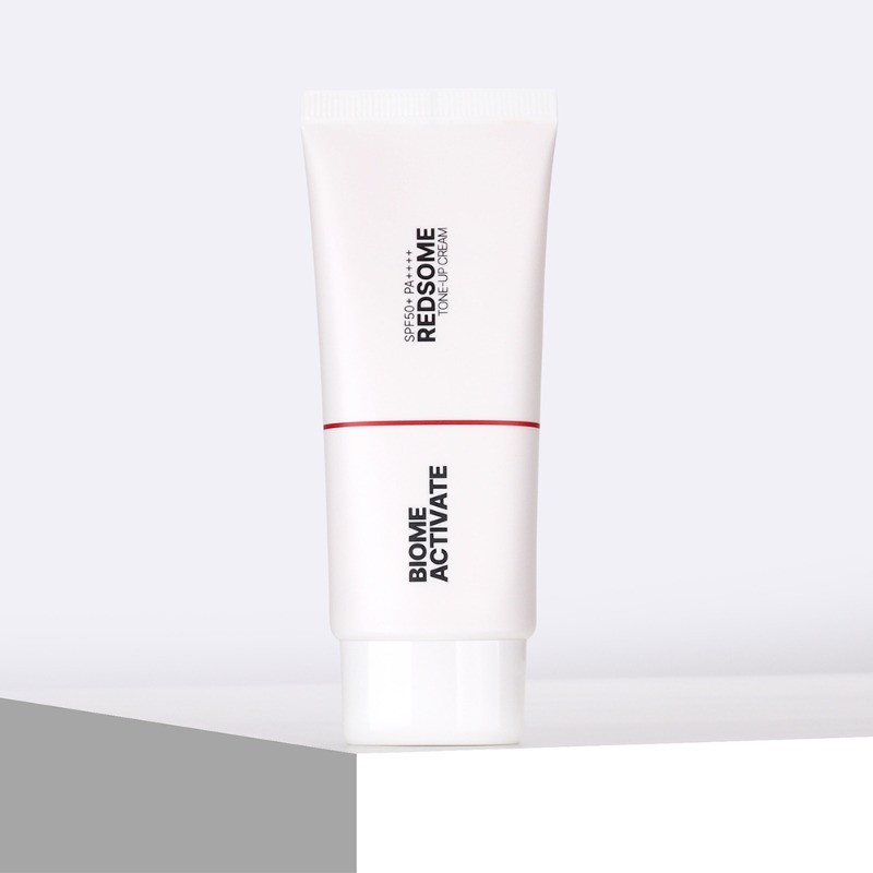 [바액] 레드좀 톤업 선크림 [70ml] 수분 광채톤업 혼합자차 논나노 인삼엑소좀 알부틴 글루타티온 주름 미백 자외선차단 3 ...