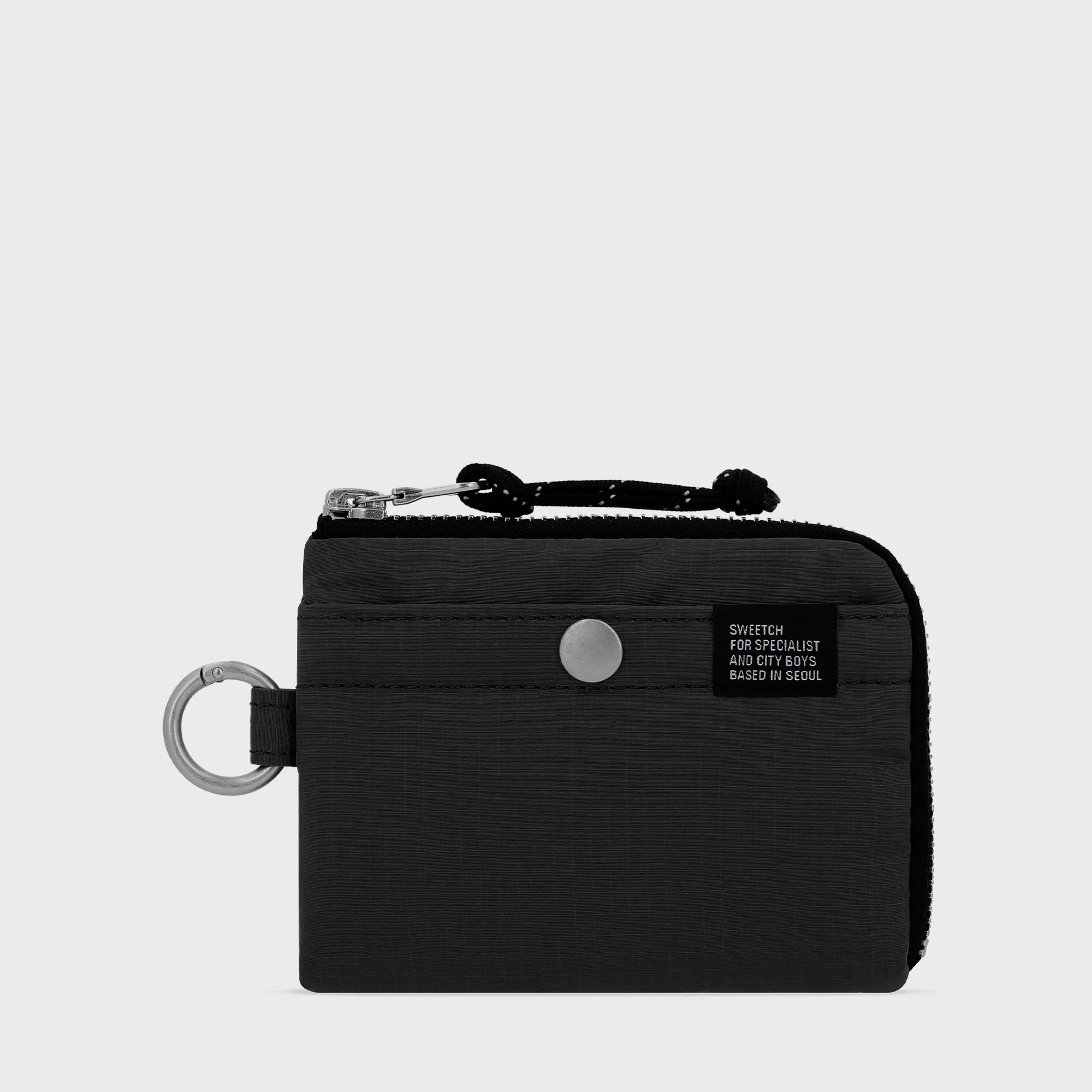 HALF ZIP WALLET 001 M Dawn Black | sweetch