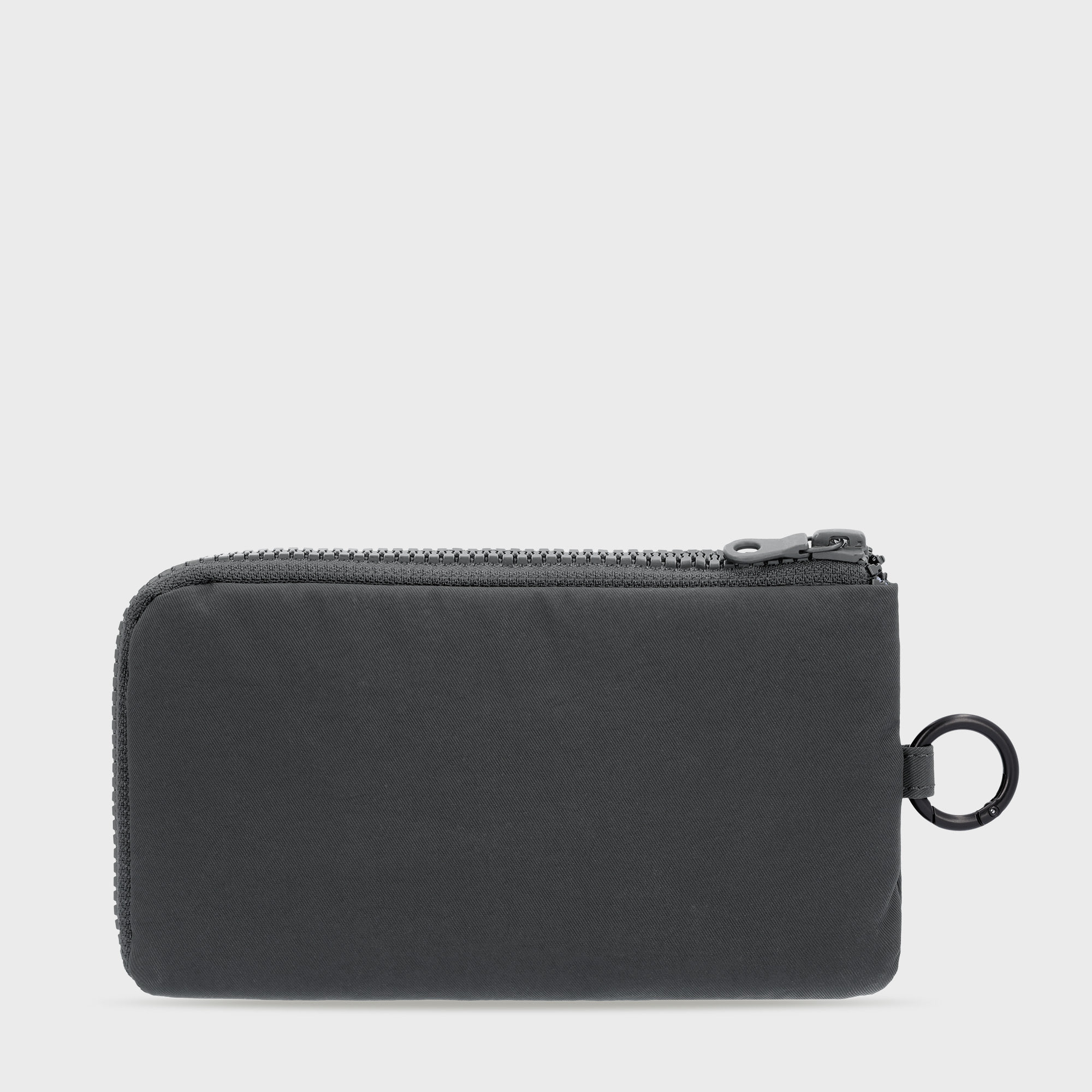 HALF ZIP WALLET 001 L Moss Grey - sweetch