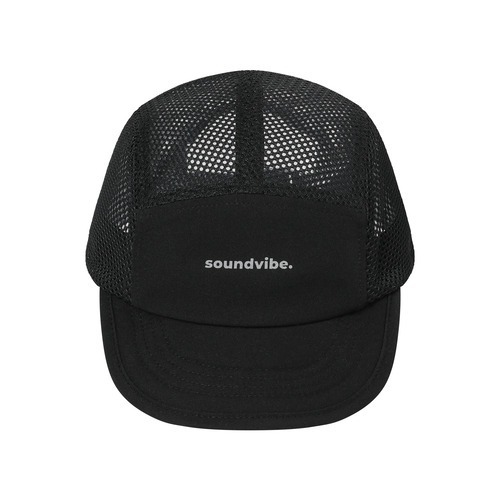 Mesh Running Cap - Black
