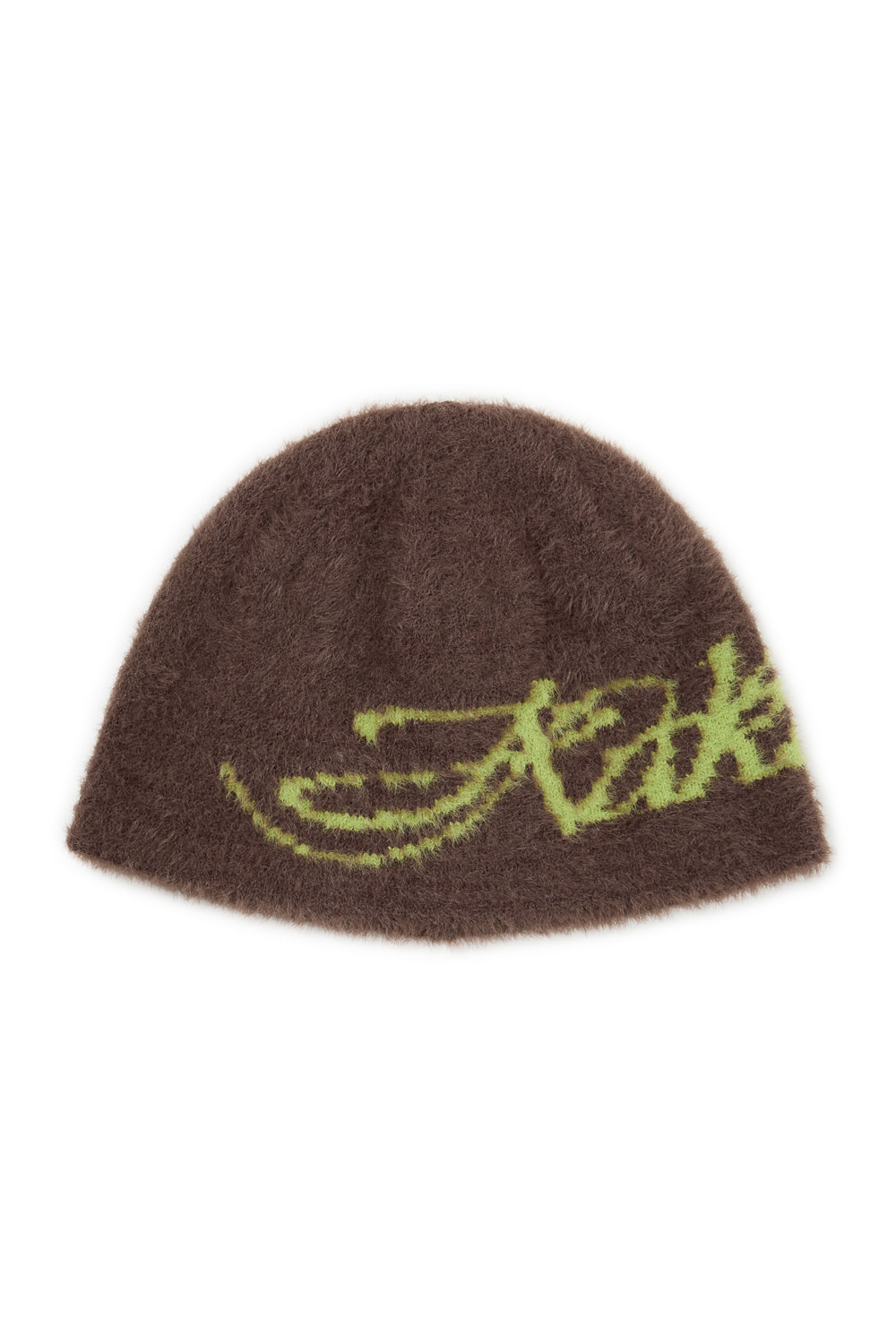 Fuzzy Beanie (Brown) | AAKAM