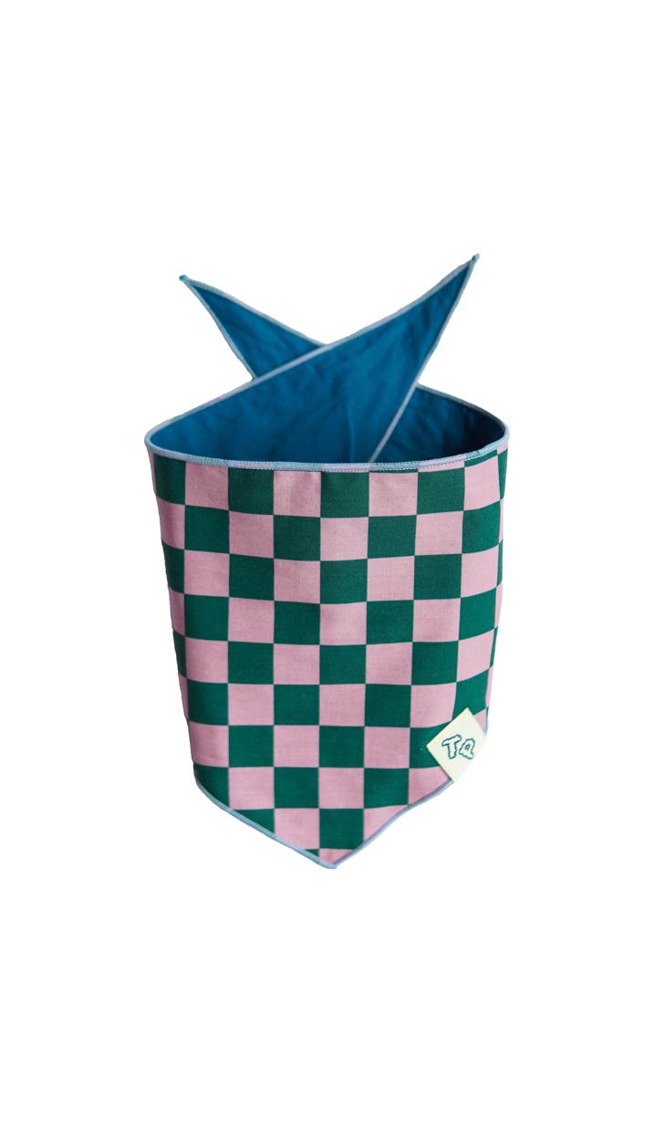 TP painting scarf (CHECK) - Tail Palette