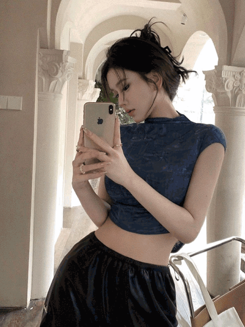 Mesh Crop Top