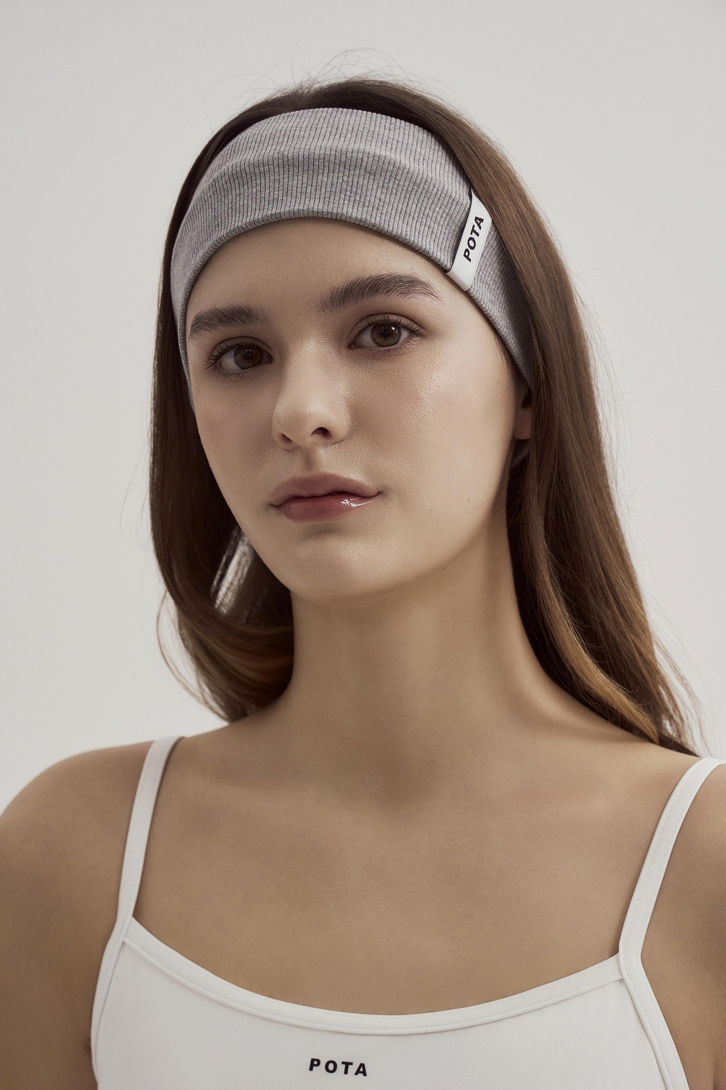 포타 | POTA hairband (gray) - 스타일링 헤어밴드