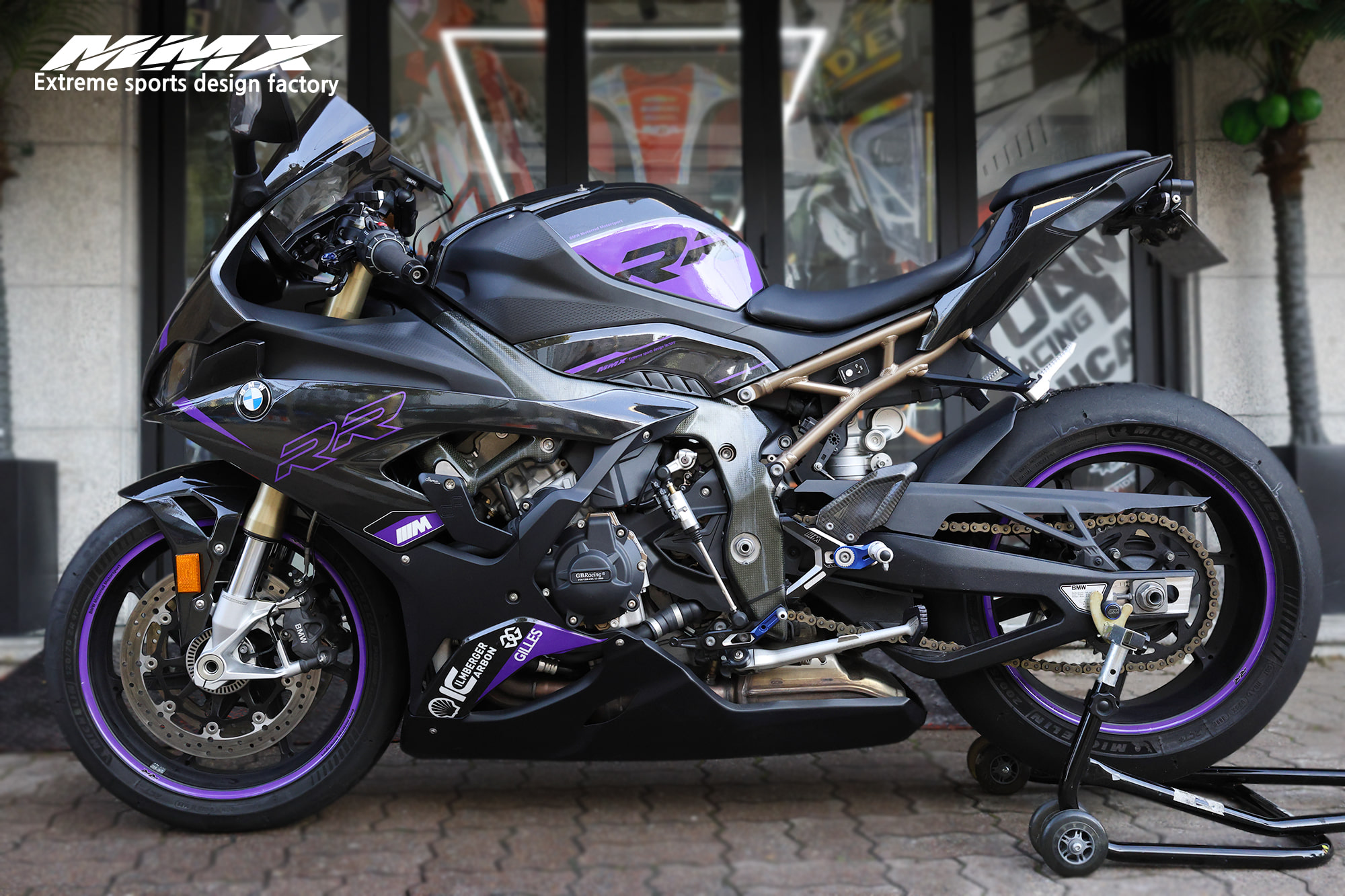S1000RR / Black & Purple Half Custom Design | MMX19