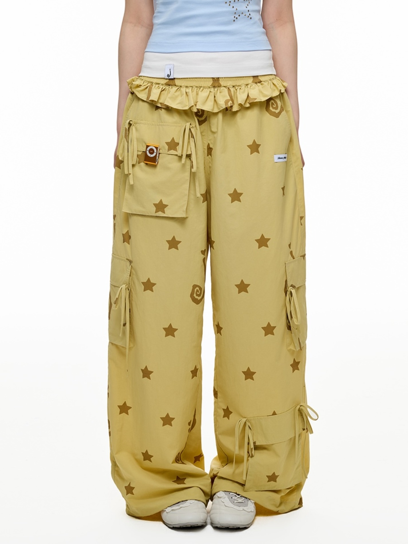 JIKOO Cheese Star Multi-Pocket Pants | morron