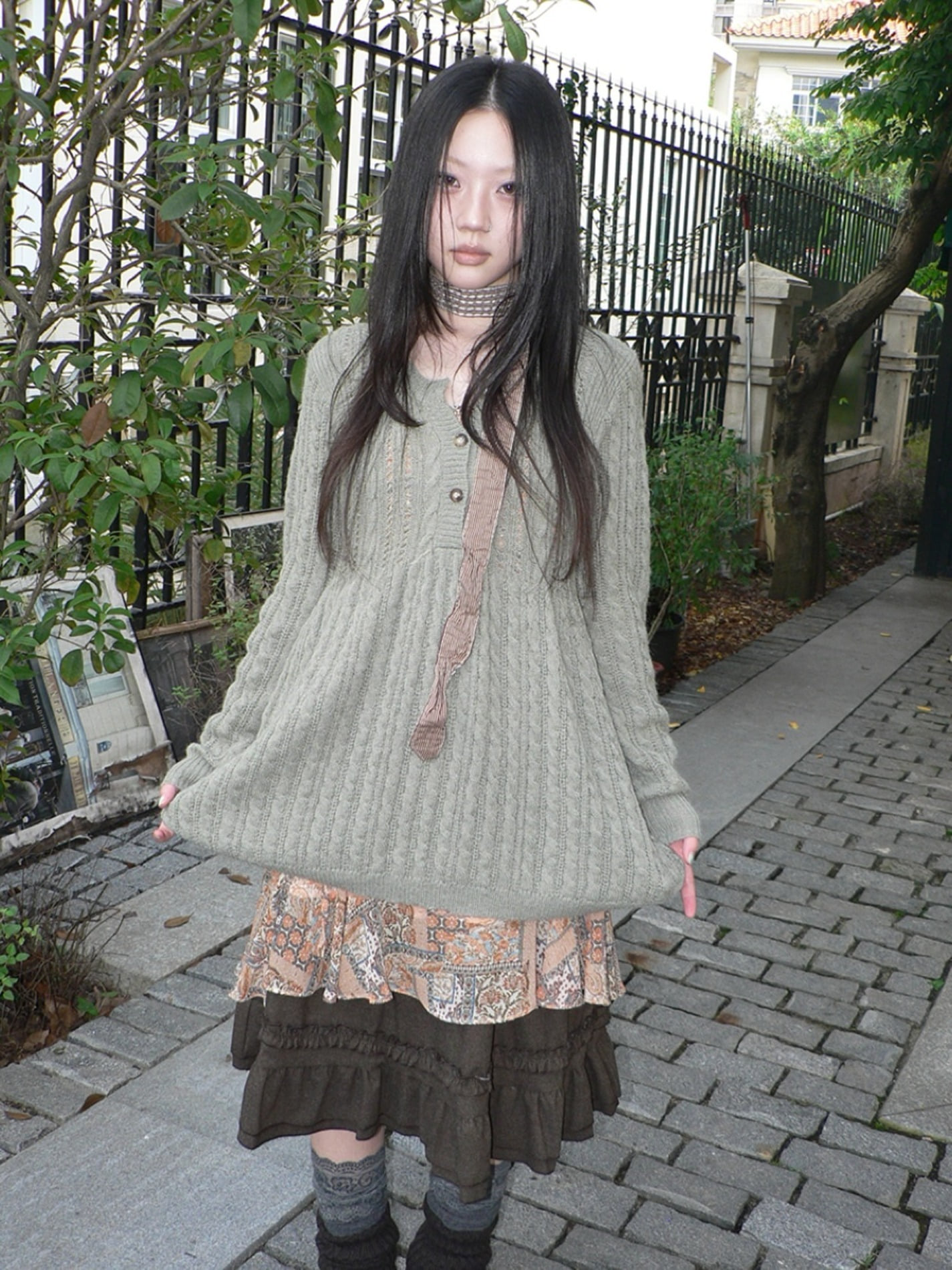 morron | ang:project Loose Cable Knit