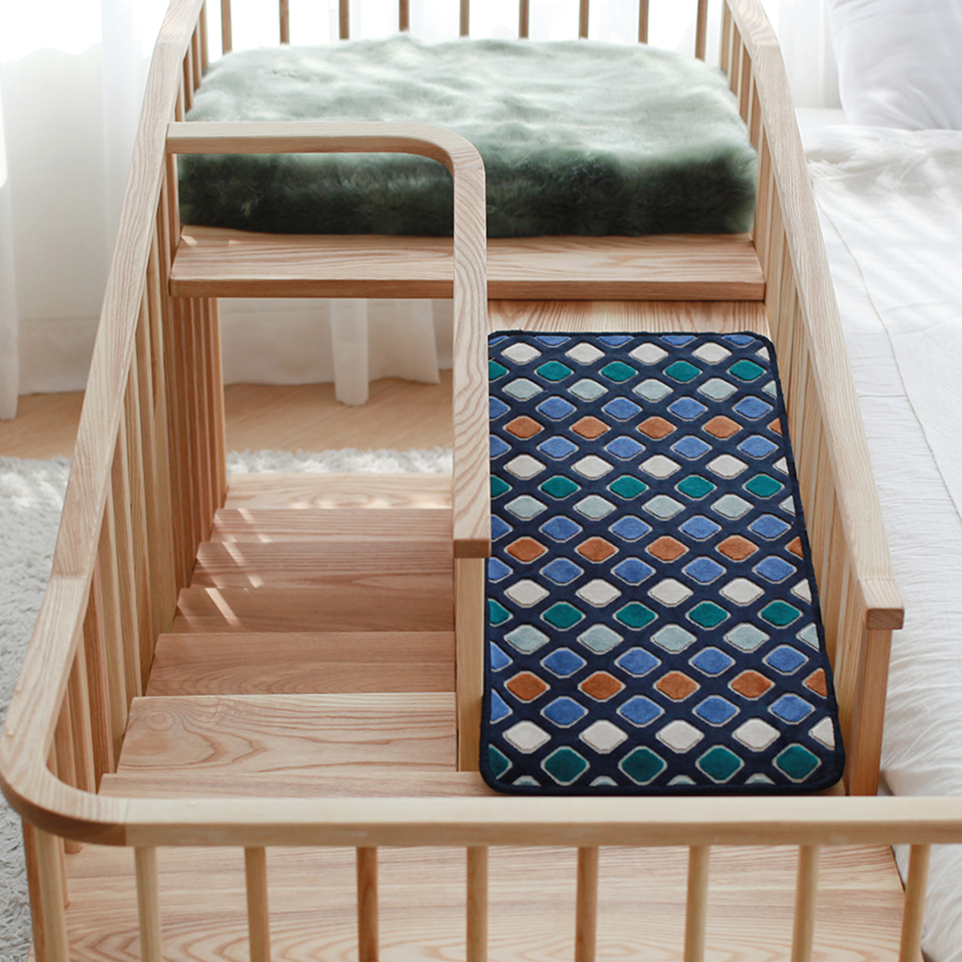 프랑스산 원단 카펫 [마름모, 스트라이프] | 도그체 DOGCHE