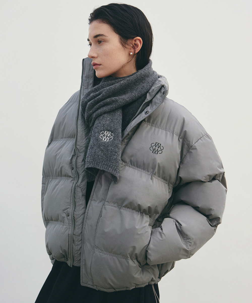 NICOLE ESSENTIAL PADDING_GRAY - 닉앤니콜