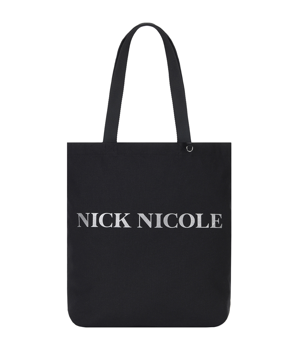 닉앤니콜 | NICOLE RING CANVAS ECOBAG_BLACK